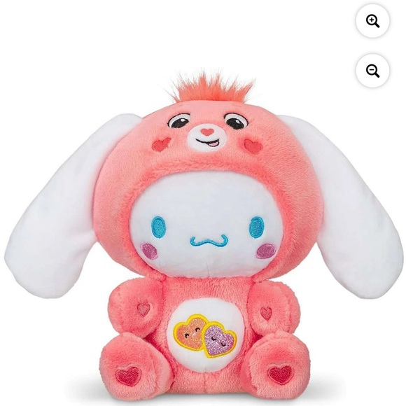 Care Bears | Toys | Care Bears Pink And White Bunny Plush | Poshmark